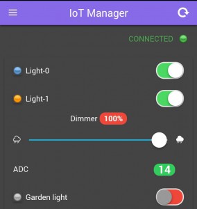 IoT Manager – esp8266